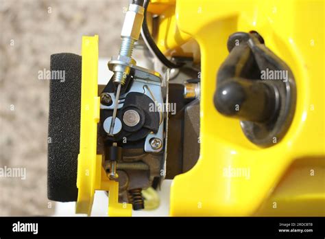 Mechanical Components Of A Petrol Brush Cutter Foam Filter Starter Or