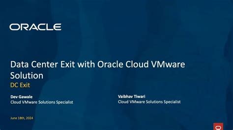 Darren Goff On Linkedin Data Center Exit With Oracle Cloud Vmware Solution