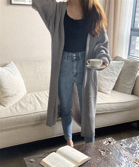 여리핏 하찌 롱 오픈숄 가디건 무료배송