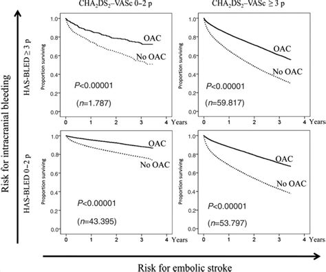 Balancing Risk Using The Chads2 Vasc And Has Bled Scores All Cause