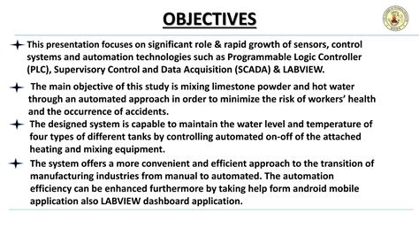 Seminar INDUSTRIAL AUTOMATION CONTROL THROUGH PLC AND LABVIEW Presentation PPT