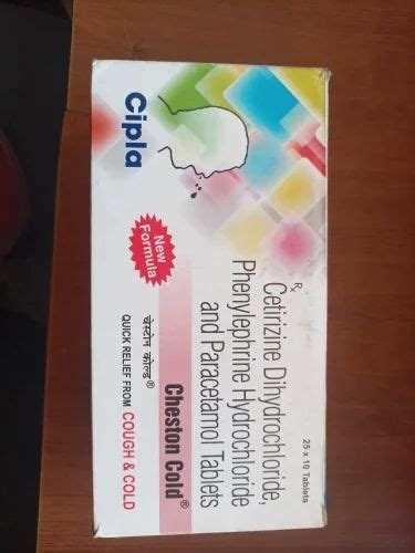 Tablet Cipla Cheston Cold For Hospital At ₹ 40stripe In Falna Id