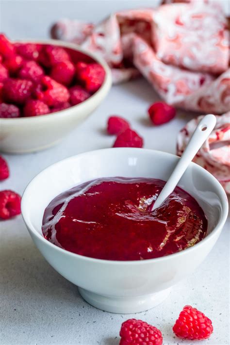 Raspberry Sauce Recipe In 2023 Raspberry Sauce Recipe Raspberry Sauce Cake Servings