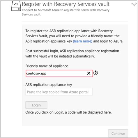 Azure Site Recovery 복제 어플라이언스 배포 현대화 Azure Site Recovery Microsoft Learn