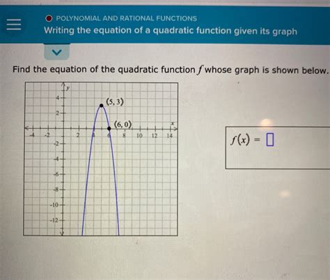 Solved O Polynomial And Rational Functions Writing The