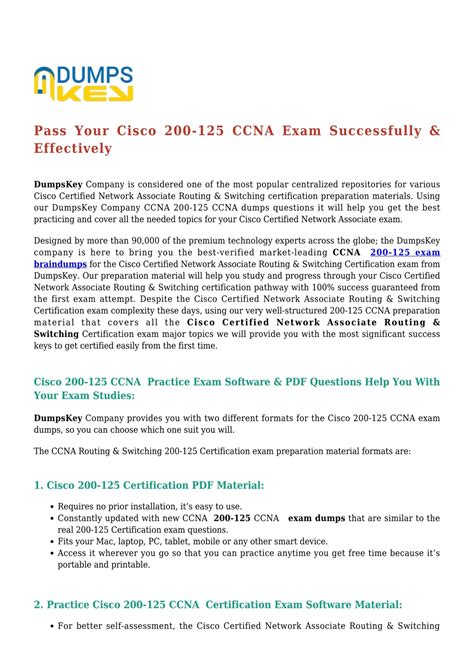 PPT Cisco CCNA Routing Switching 200 125 2019 Exam Practice Dumps