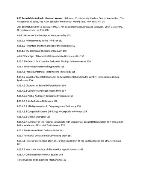 PDF Sexual Orientation In Men And Women