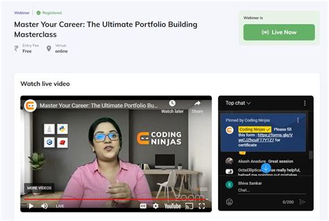 Shiva Sankar On Linkedin Hello Guys Happy To Have Attended The Coding Ninjas Masterclass On