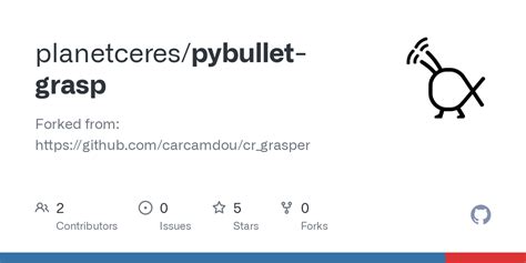 GitHub Planetceres Pybullet Grasp Forked From Https Github Com Carcamdou Cr Grasper