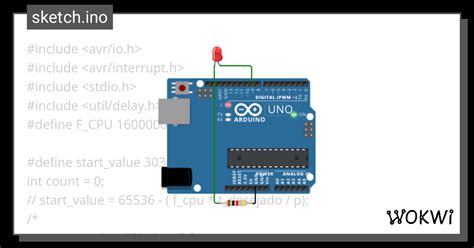 Timer1 Wokwi Esp32 Stm32 Arduino Simulator