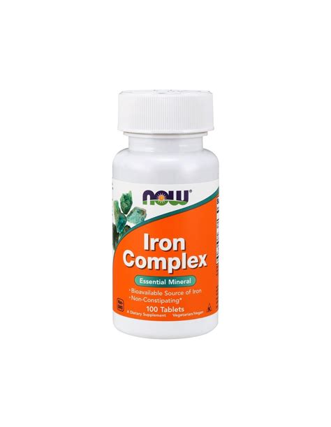 Iron Complex By NOW Foods