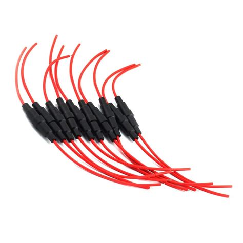 Fule 10pcs 6x30mm Inline Fuse Holder Fast Blow Screw Type Fuse Holder With 22awg Wire Fule 10pcs 6x30mm Inline Fuse Holder Fast Blow Screw Type Fuse Holder With 22awg Wire