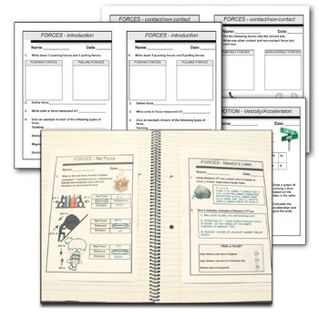 Force And Motion Complete Unit By Acorn Teachers Pay Teachers