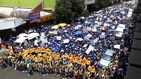 National Protests In South Africa Against Power Outages Report By
