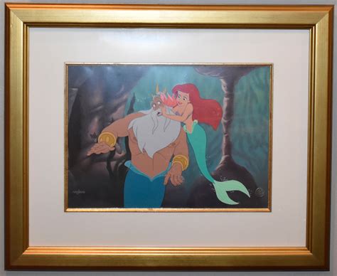 Original Walt Disney The Little Mermaid Limited Edition Cel Daddys G