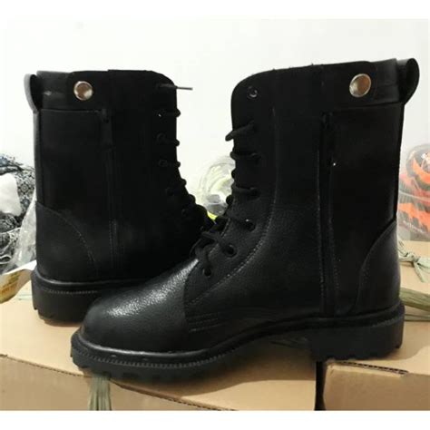 Jual Sepatu Boots Pdl Pdh Dinas Dishub Tentara Tni Polisi Polri Satpam Security Taruna Pamong