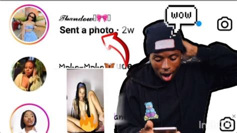 Asking Instagram Influencers For Nudes Itss Thando Sent Me YouTube