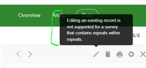 Edit Existing Records Is Not Supported For Surveys Esri Community