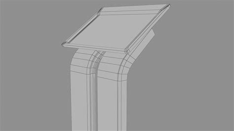 Sci Fi Terminal 3d Model By Denzer01