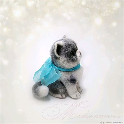 Купить Валяная игрушка котенок в интернет магазине на Ярмарке Мастеров цена 4500 ₽ Товары