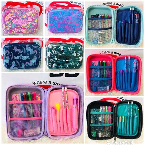 💯authentic💥 Smiggle 💥good Vibes Hardtop Pencil Case Kit Shopee Malaysia