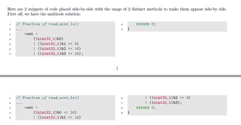 Multicols Vs Minipage For Side By Side Purposes Tex Latex Stack