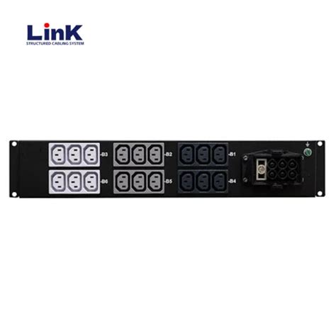 Pdu 19 Inch 12 Way Iec C13 3 Phase Power Distribution Unit Socket For Network Rack Cabinet