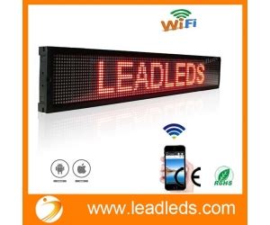 WiFi Programmable LED Scrolling Sign Send Message By Android Or IOS Phone