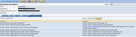 Compare Mapping Version In Sap Pi 75