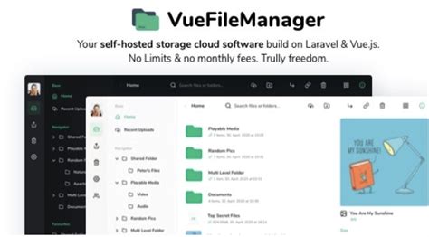 vue file manager with laravel your private cloud nullsto forums