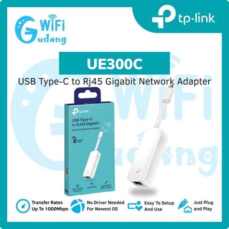 Promo TP LINK UE300C USB Type C To RJ45 Gigabit Ethernet Network Adapter Diskon 9 Di Seller