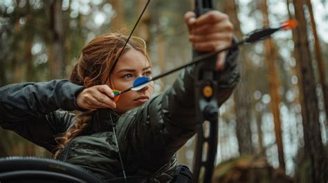 Free Focused Archery Practice Image Archery Forest Concentration