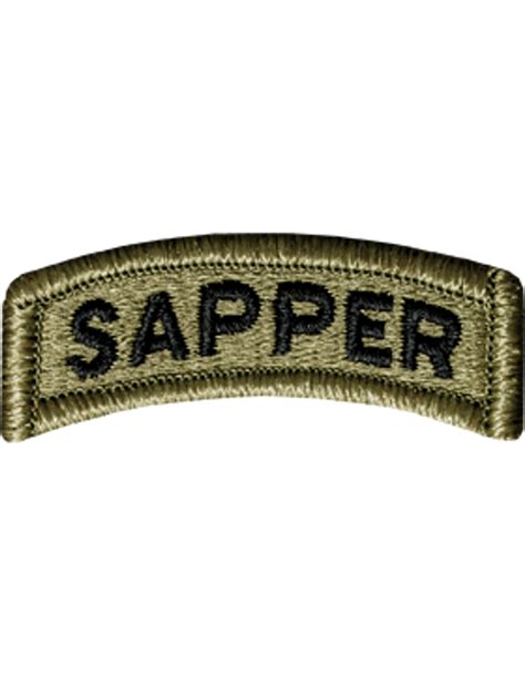 Sapper Tab Scorpion Ocp Velcro Patch Military Depot