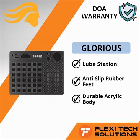 Glorious Lube Station Switch Modding Flexi Tech