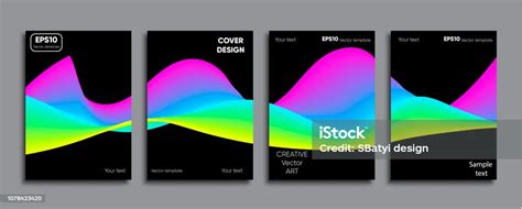 크리에이 티브 컬러 커버입니다 커버 디자인 멋진 배경입니다 0명에 대한 스톡 벡터 아트 및 기타 이미지 0명 개체 그룹 그라데이션 Istock