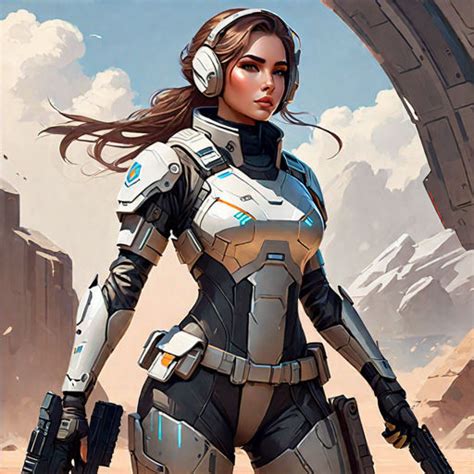 Futuristic Female Soldier 10 By Eastwood04 On Deviantart