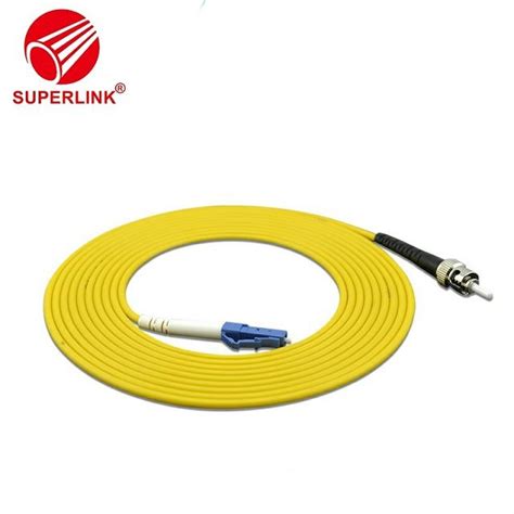 China Custom Simplex Single Mode Fiber Patch Cord LC ST Manufacturers Suppliers Factory