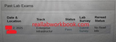 Real Ccie Enterprise Infrastructure Lab Workbook Real Lab Workbook
