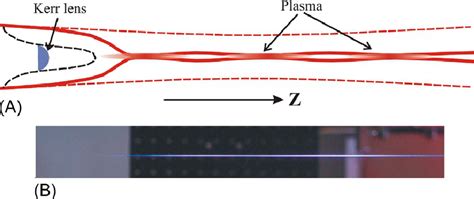 A A Schematic Of The Vertical Slice Of A Propagating Filament The Download Scientific