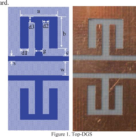 Figure 1 From Influences Of Defected Ground Structure On Different