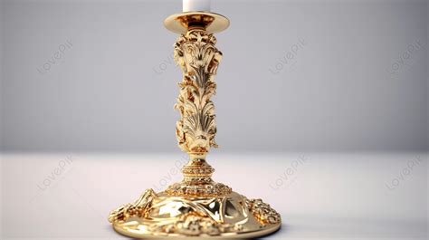 흰색 바탕에 황금 빈티지 촛대의 놀라운 3d 렌더링 권위 있는 배경 놀라 배경 빈티지 배경 이미지 Hd 권위 있는 놀라 빈티지 배경 사진 무료 다운로드 Lovepik