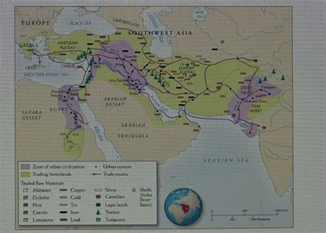 1 Looking At Map 2 2 Where Did The Raw Materials Chegg Com
