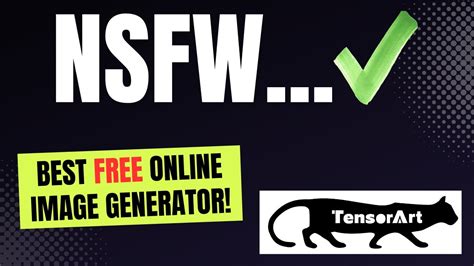 Best FREE Online NSFW AI Art Generator TENSOR ART Detailed Tutorial YouTube