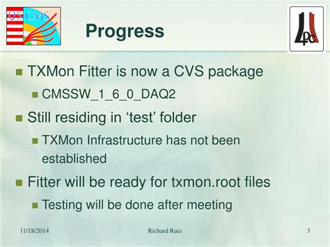 ppt trigger cross section monitoring fitter update powerpoint