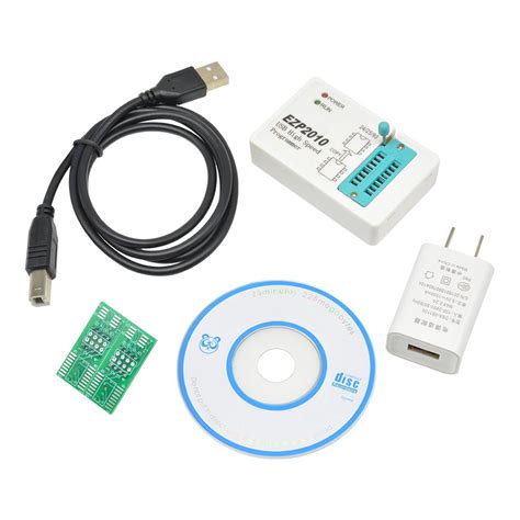 Ezp2010 High Speed Usb Spi Programmer Ic Test Clips Socket For 24 25 93 Eeprom 25 Flash Bios