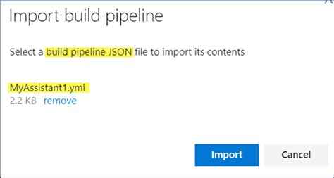 Azure Devops Yml Import Fails For Pipeline Yml File · Issue 2899 · Microsoft Botframework