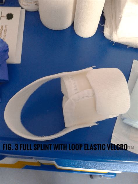 Full Splint With Loop Elastic Velcro Download Scientific Diagram