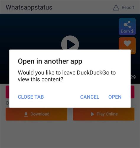 Java How To Open An Android App From My Website With A Dialog Box Stack Overflow
