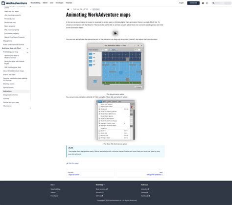 Animations Workadventure Documentation Pdf Social Information Processing Internet