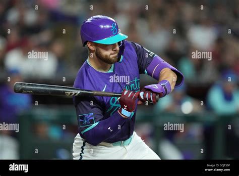Arizona Diamondbacks Tyler Locklear Checks His Swing During The Eighth